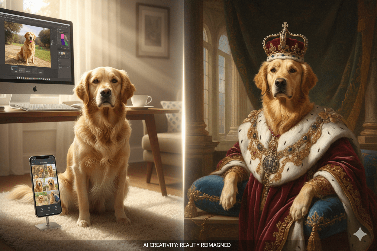 Stunning Ways an AI Pet Portrait Generator Transforms Ordinary Photos ...
